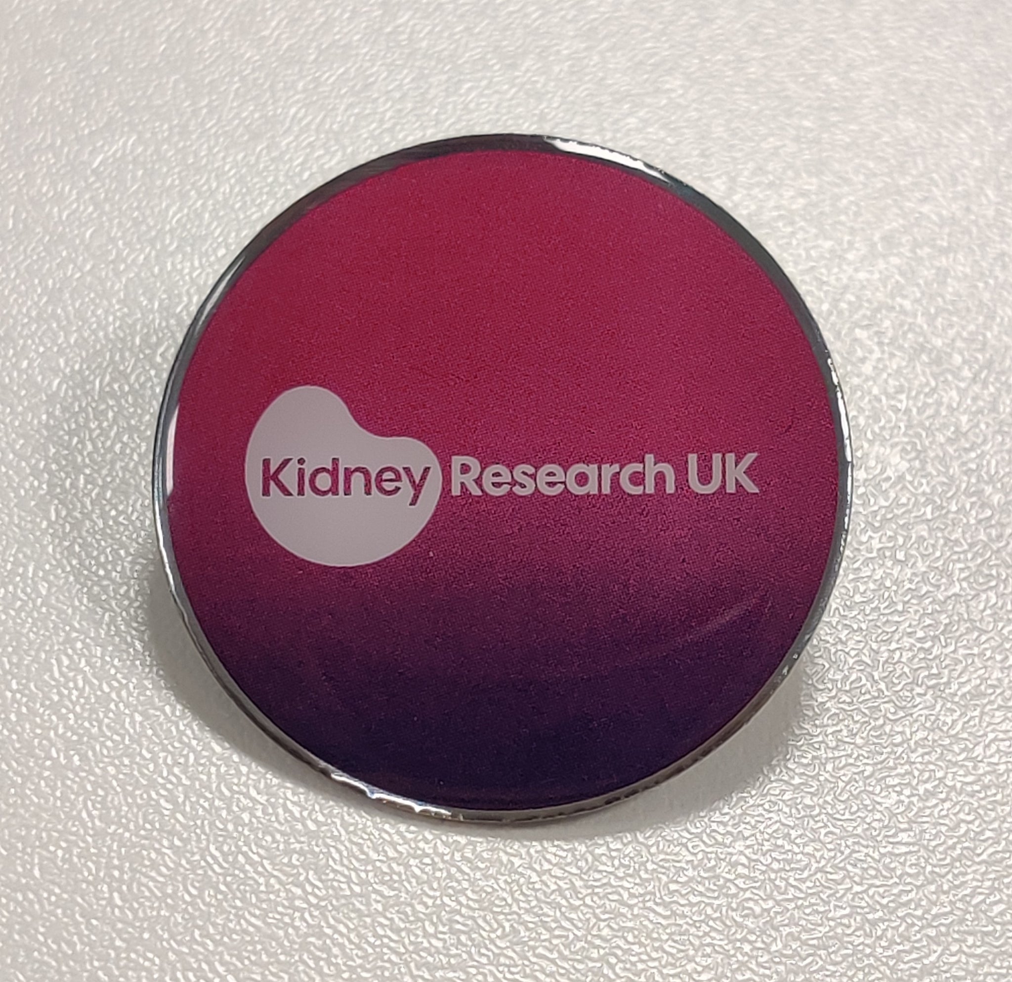 Kidney Research UK Round Pin Badge